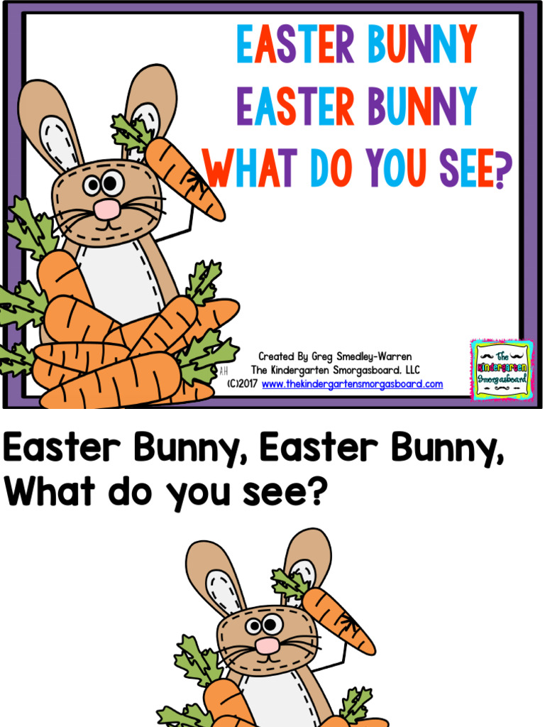 Easter Bunny Emergent Reader | PDF