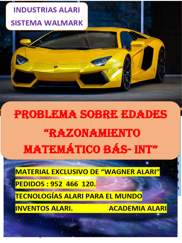 Problemas de Edades Resueltos | PDF | Science