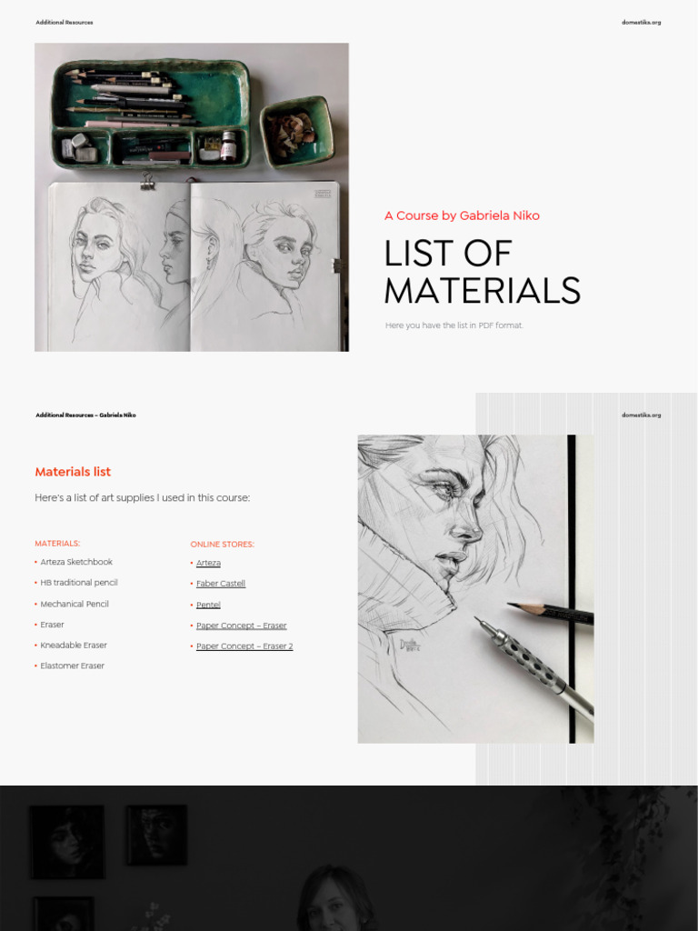 U2-04 - List of Materials - EN | PDF