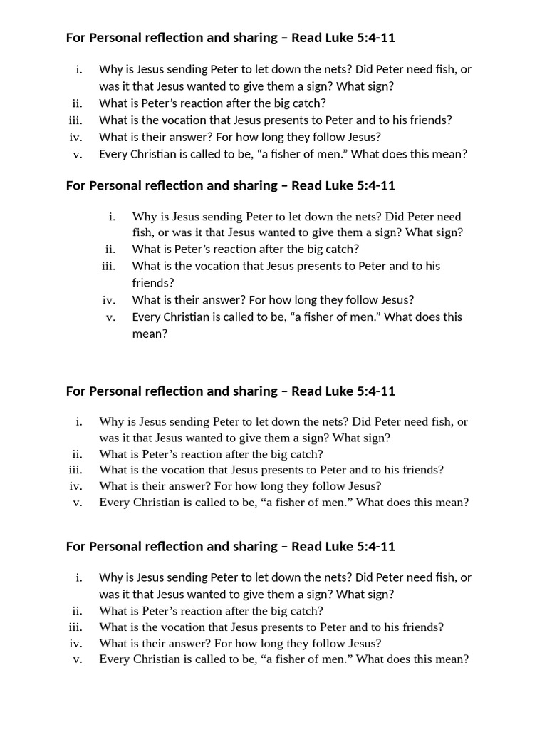 For Personal reflection and sharing | PDF