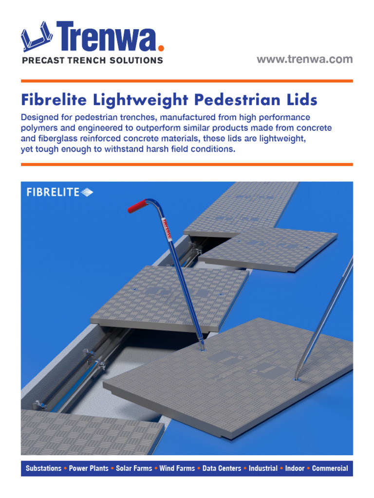 Fibrelite Lightweight Pedestrian Lids | PDF | Applied And ...