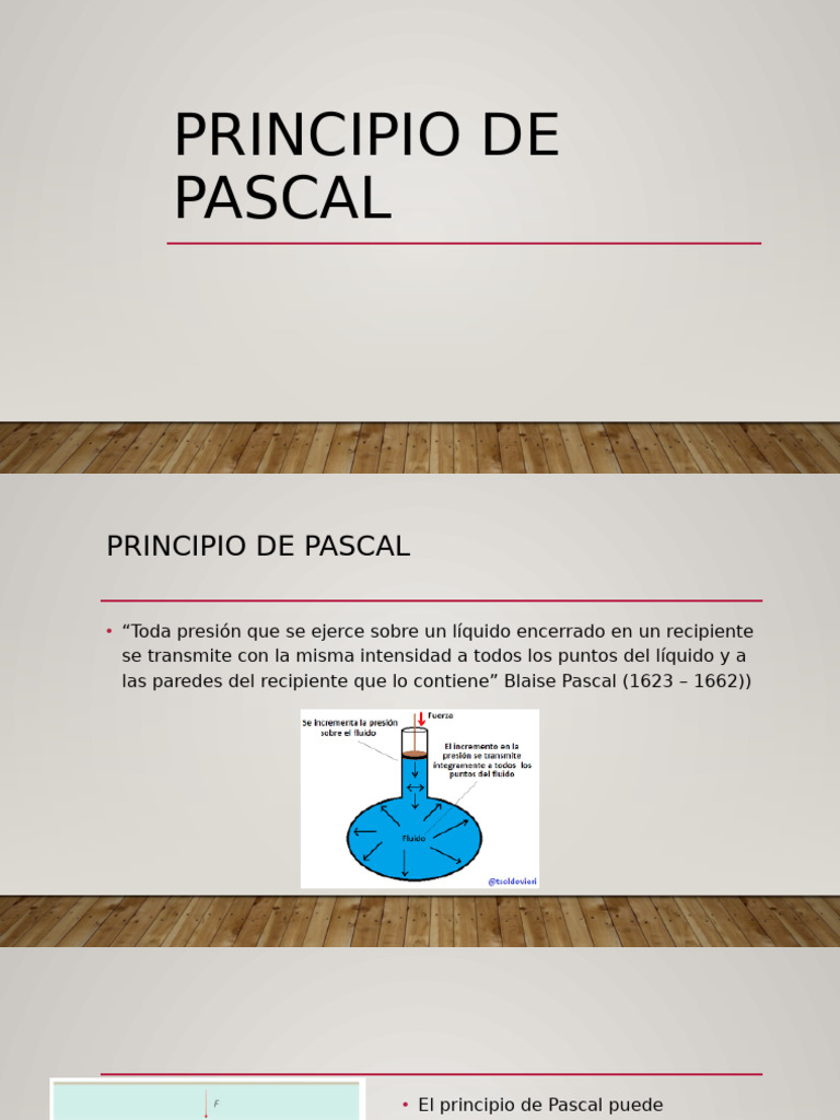 Principio de Pascal | PDF