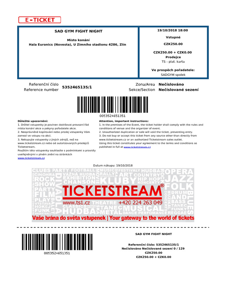 Eticket PDF | PDF