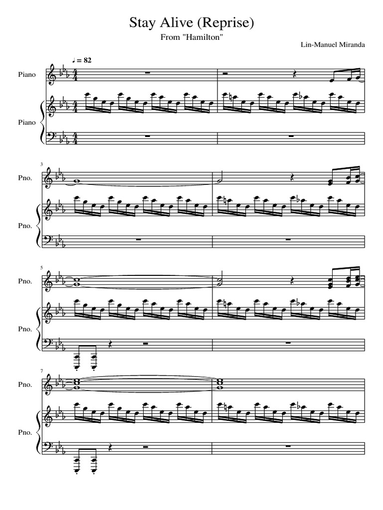 Stay_Alive_Reprise | PDF | Hamilton (Musical) | Alexander Hamilton