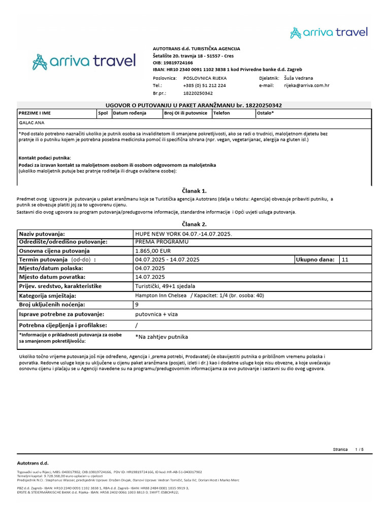 Ponuda 18220250342 | PDF