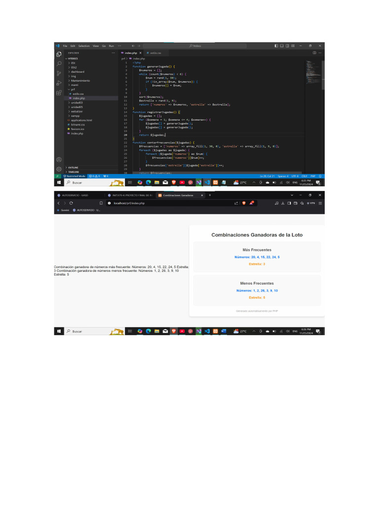 Proyecto Final de Inf-517 (Valor 20 Puntos) | PDF | Programación de computadoras | Php