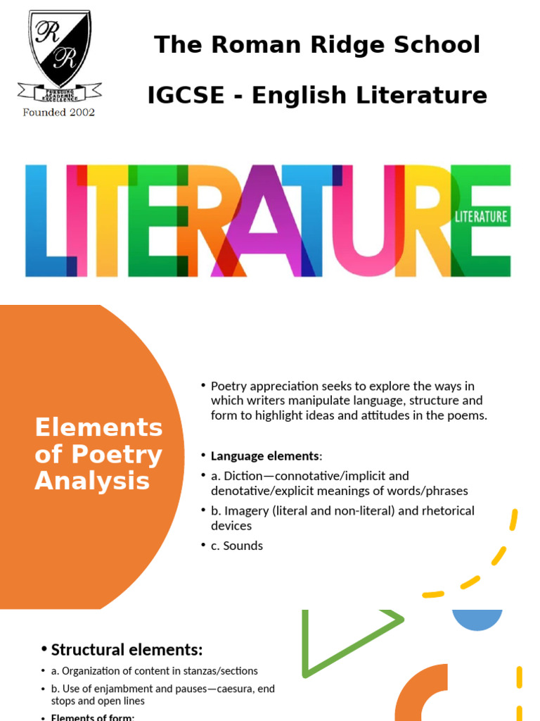 IGCSE Lit - Poetry Analysis (2) | PDF