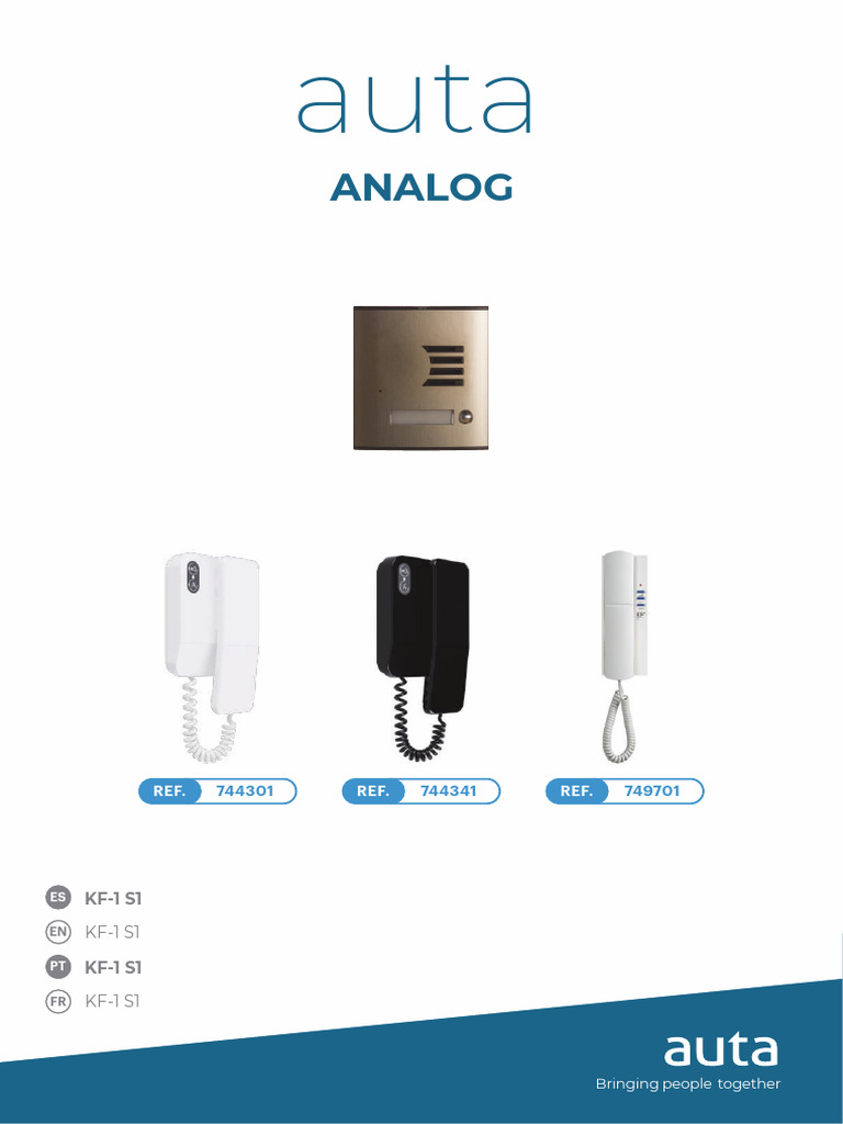 KIT KF 1 S1 ANALOGICO - ES - EN - PT - FR HI 740 - Compressed | PDF ...
