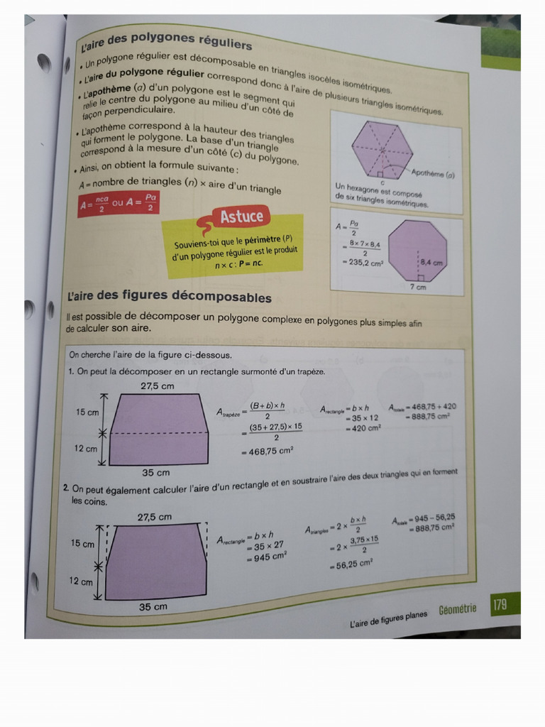 Formule pour le teoreme de pytagore er de triange | PDF