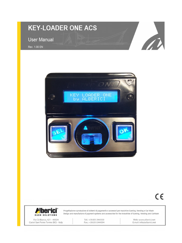 Manual Eng Key Loader One Acs | PDF | Radio Frequency Identification ...
