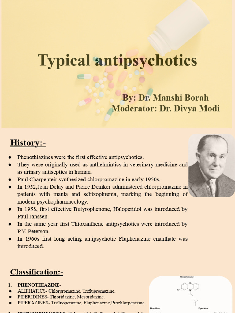 Typical Antipsychotics 1 | PDF | Antipsychotic | Psychosis