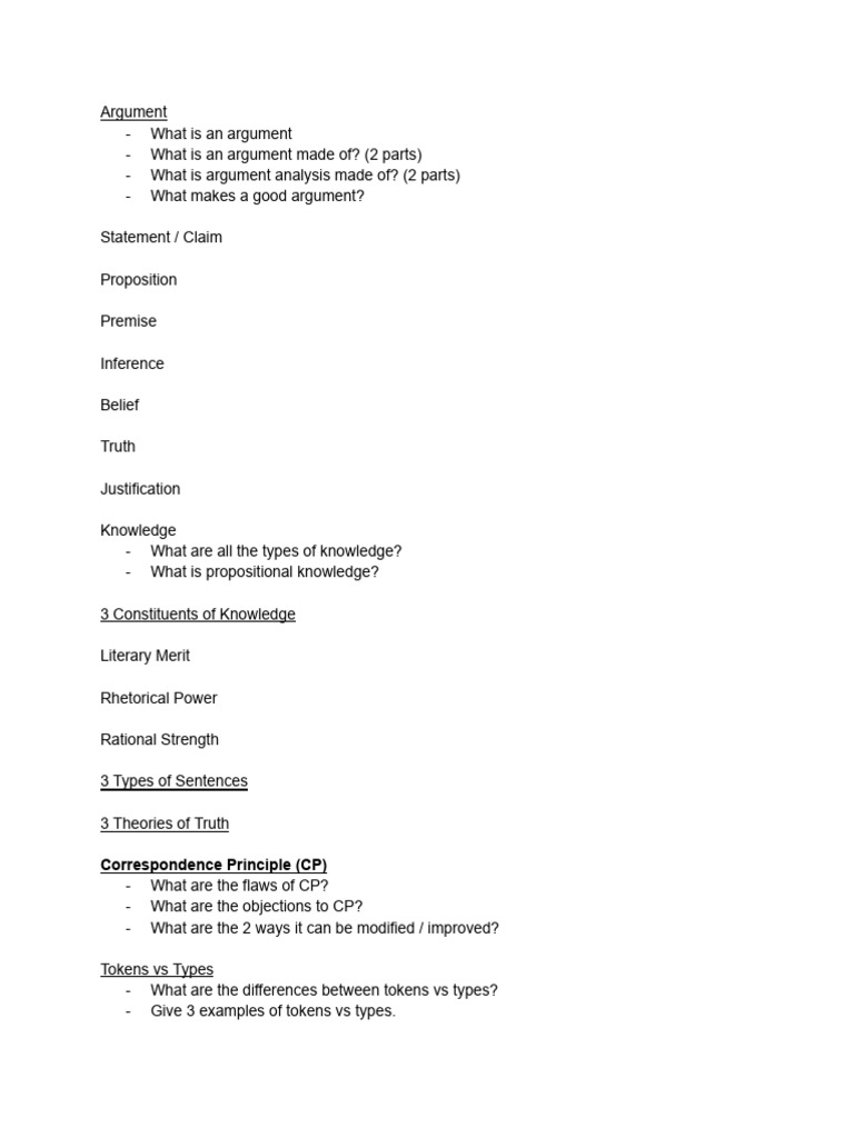 Elements of Argument Analysis | PDF