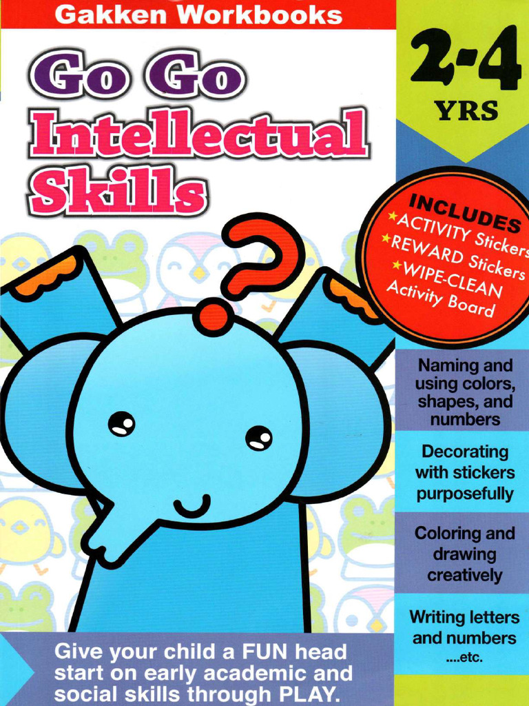 GAKKEN Go Go Intellectual Skills 2-4y | PDF