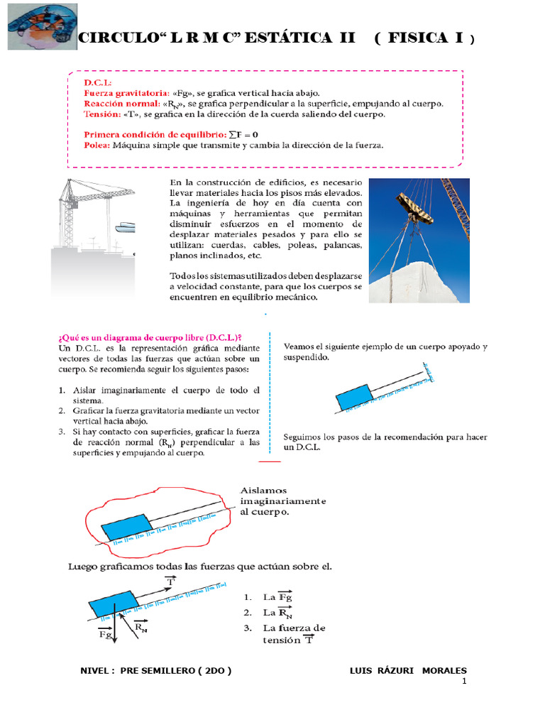 6) FISICA 2DO ( ESTATICA II ) | PDF