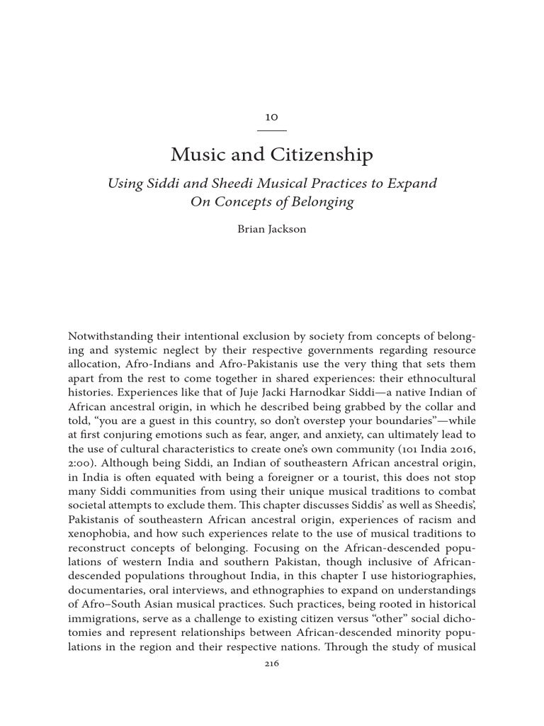 Sheedi Identity through Music and Mela | PDF