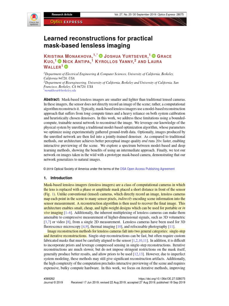 Oe 27 20 28075 | PDF | Deep Learning | Mathematical Optimization