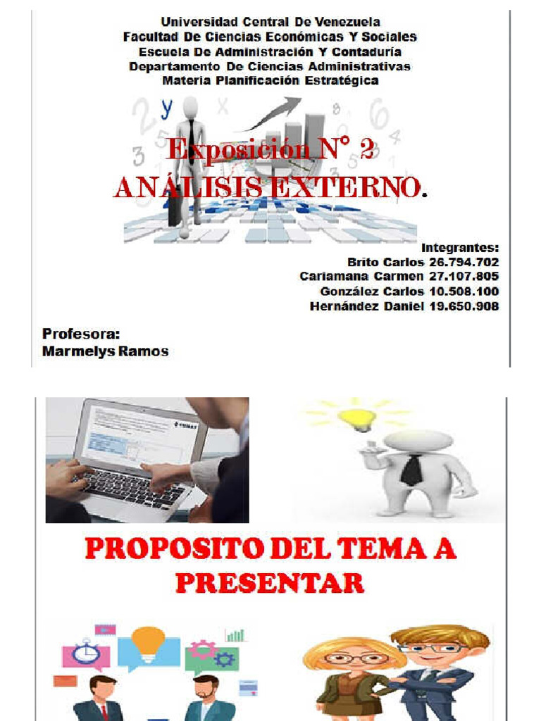 Exposicion 2 Analisis Externo | PDF