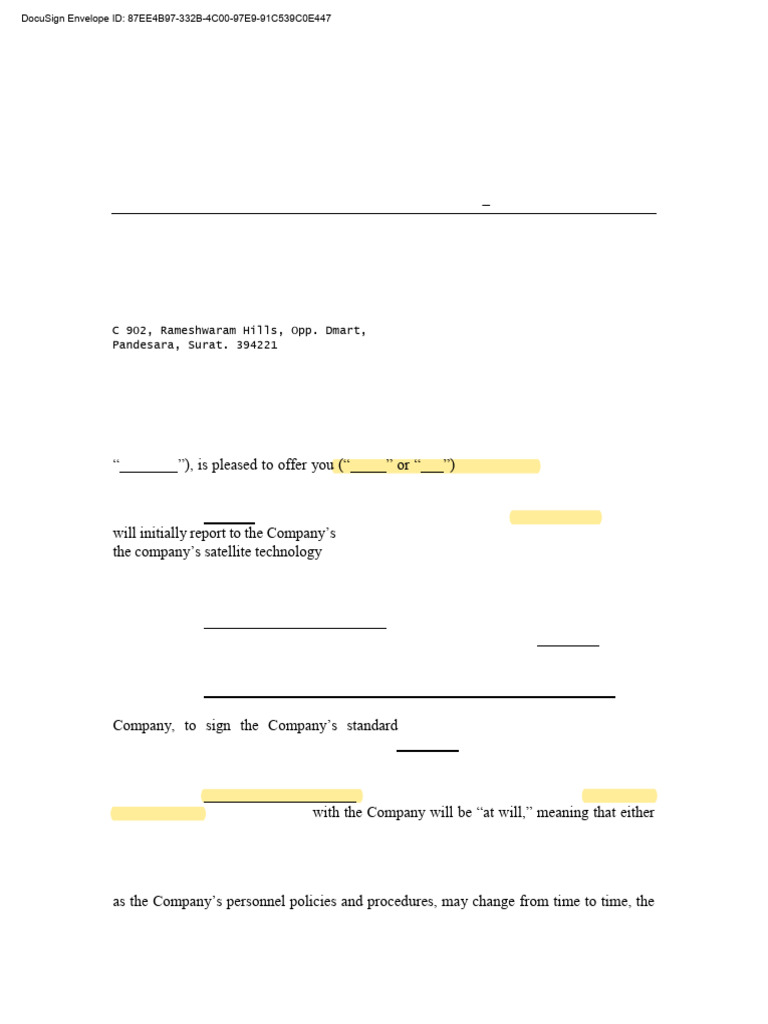 Internship Offer for Design Intern at PIXXELSPACE | PDF | Trade Secret ...