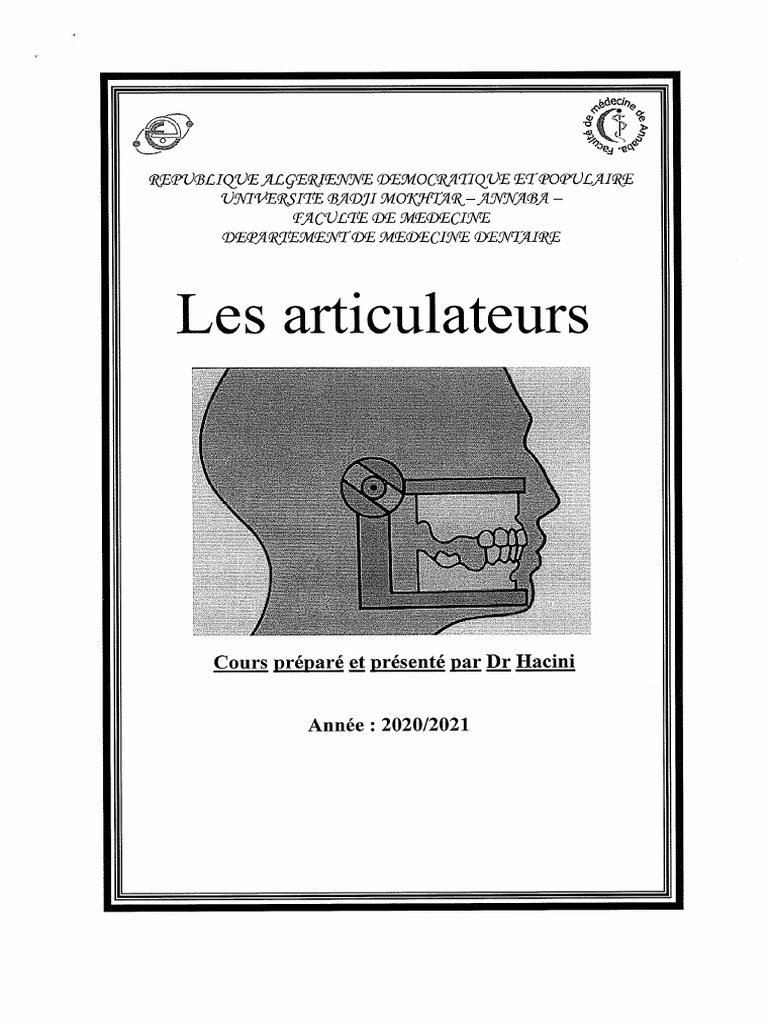 Les Articulateurs | PDF
