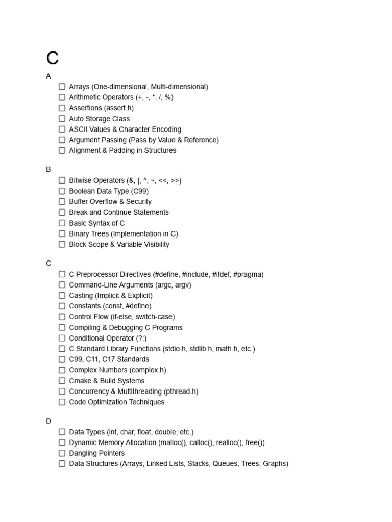 C Pdf Pointer Computer Programming C Programming Language
