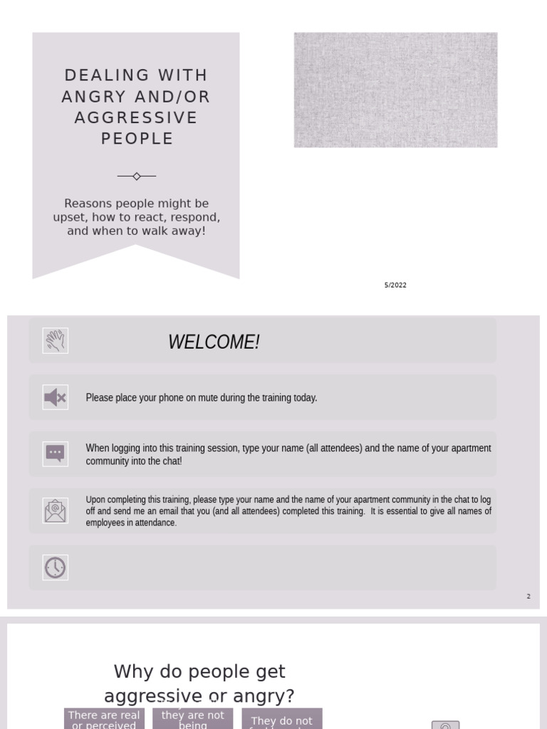 Dealing with Angry People | PDF | Mental Health | Body Language