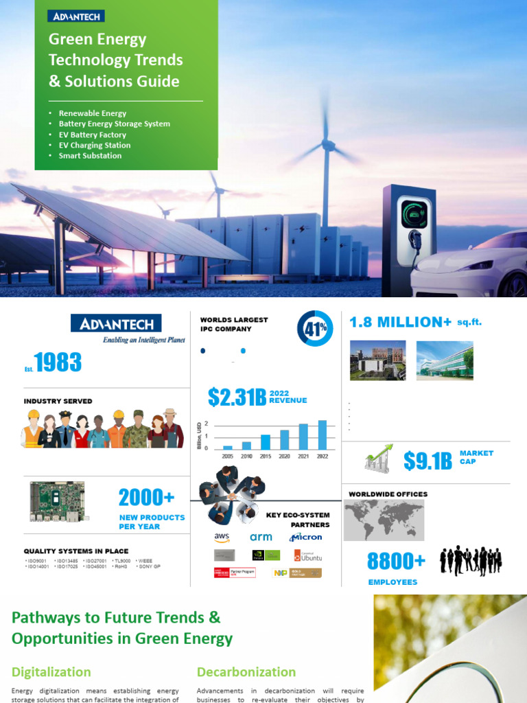 Green Energy Tech Trends & Solutions Guide | PDF | Electric Vehicle ...