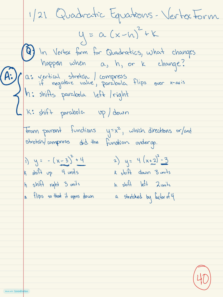 Integrated Math 2 Notebook (3) | PDF | Algebra | Mathematics