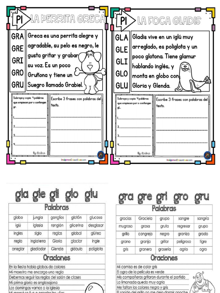 Actividades Con GR - GL | PDF