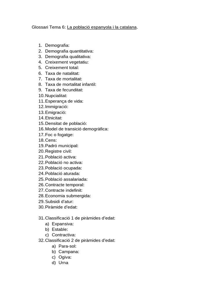 Glossari T6 1617 | PDF