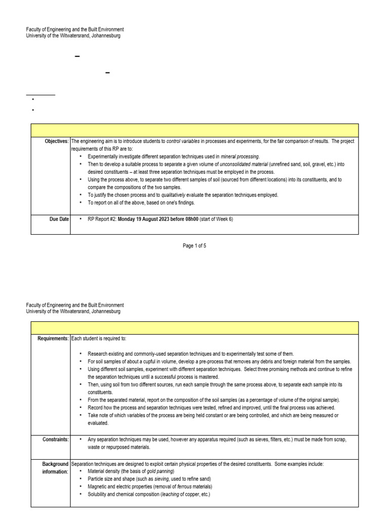 Research Project Brief #2 (2024) | PDF | Experiment | Soil