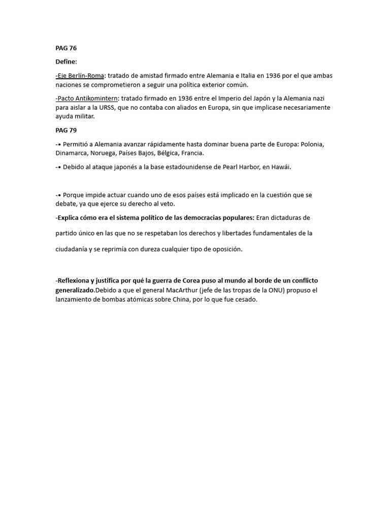 4º Eso Claves Tema 3 | PDF