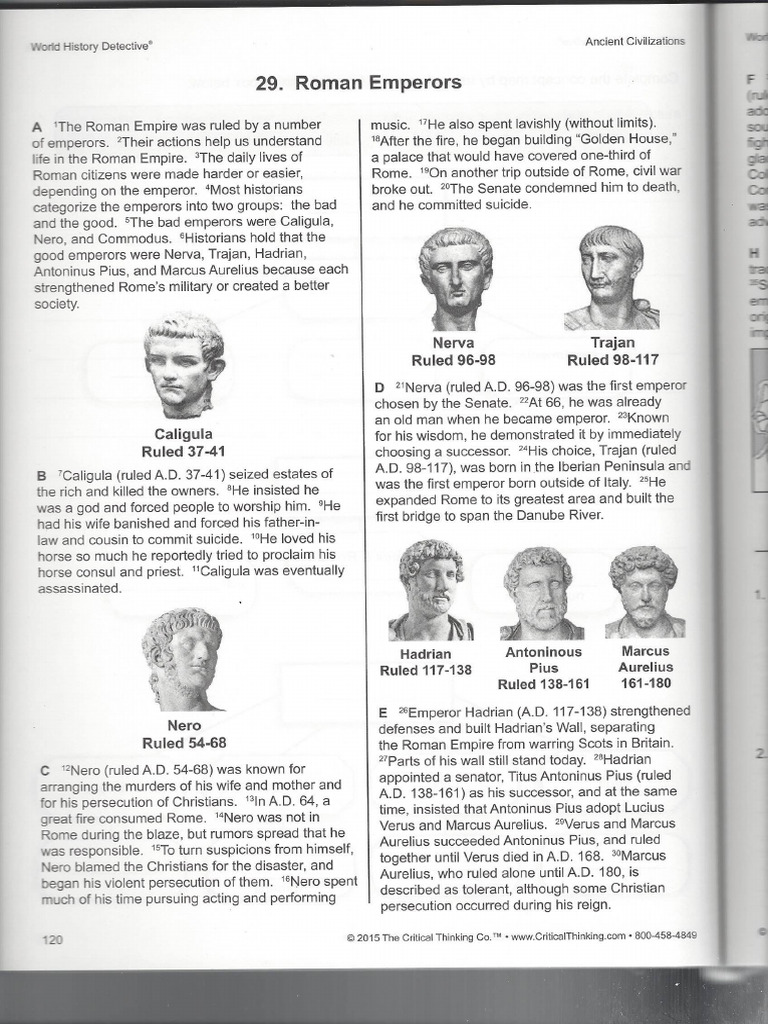 Noah Gardner - Roman Emperors | PDF