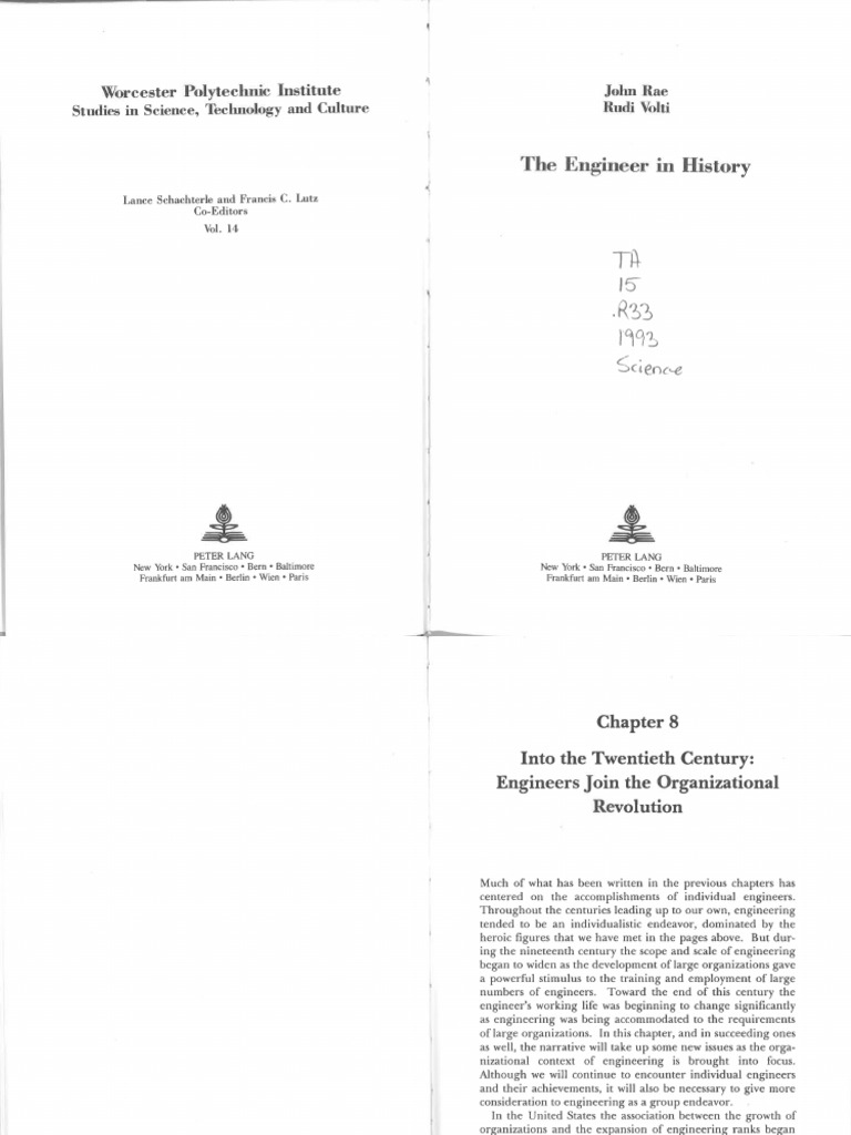 Rae & Volti Engineer in History (Excerpts) | PDF