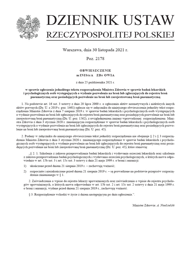 Rozp Bad Broń New | PDF