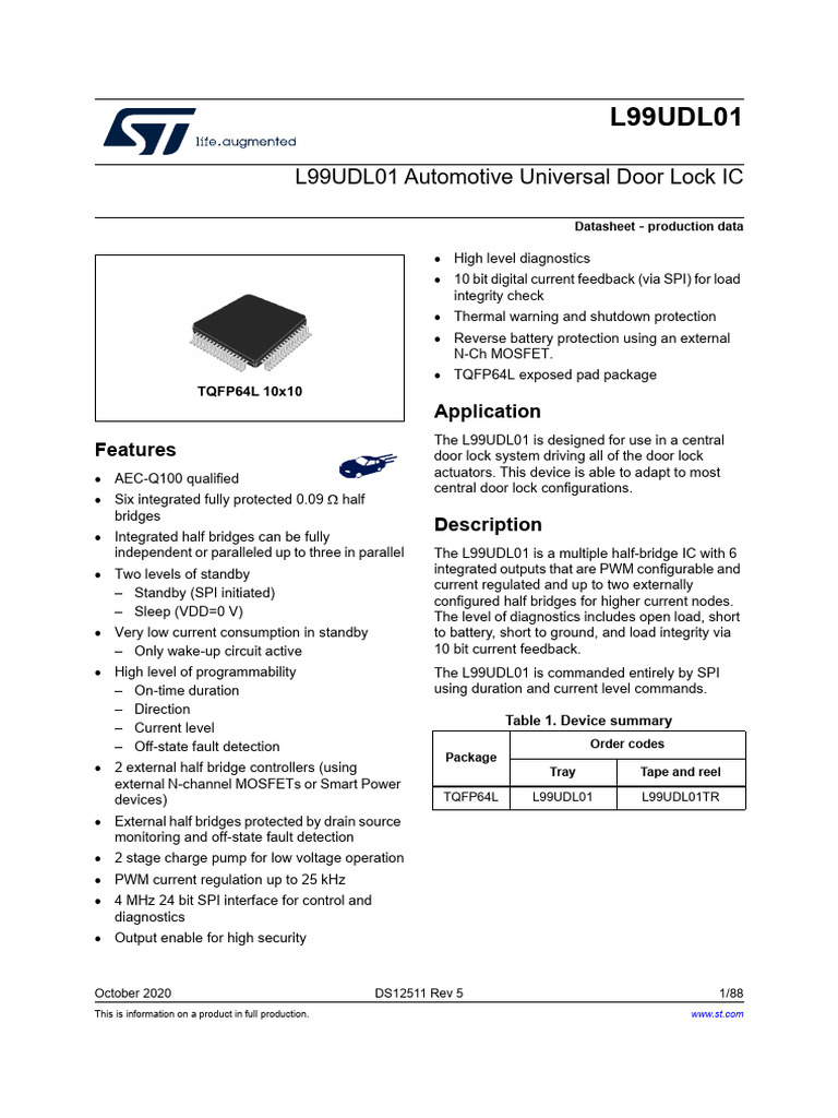 L 99 Udl 01 | PDF | Mosfet | Field Effect Transistor