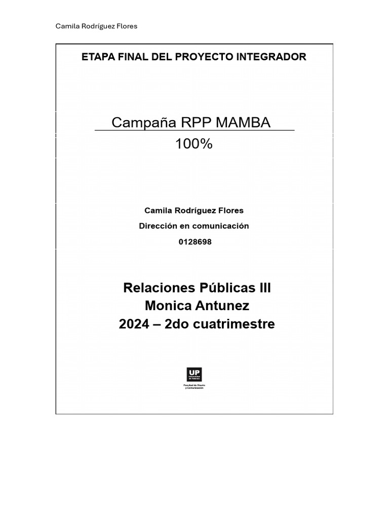 Mamba | PDF | Museo | Experiencia