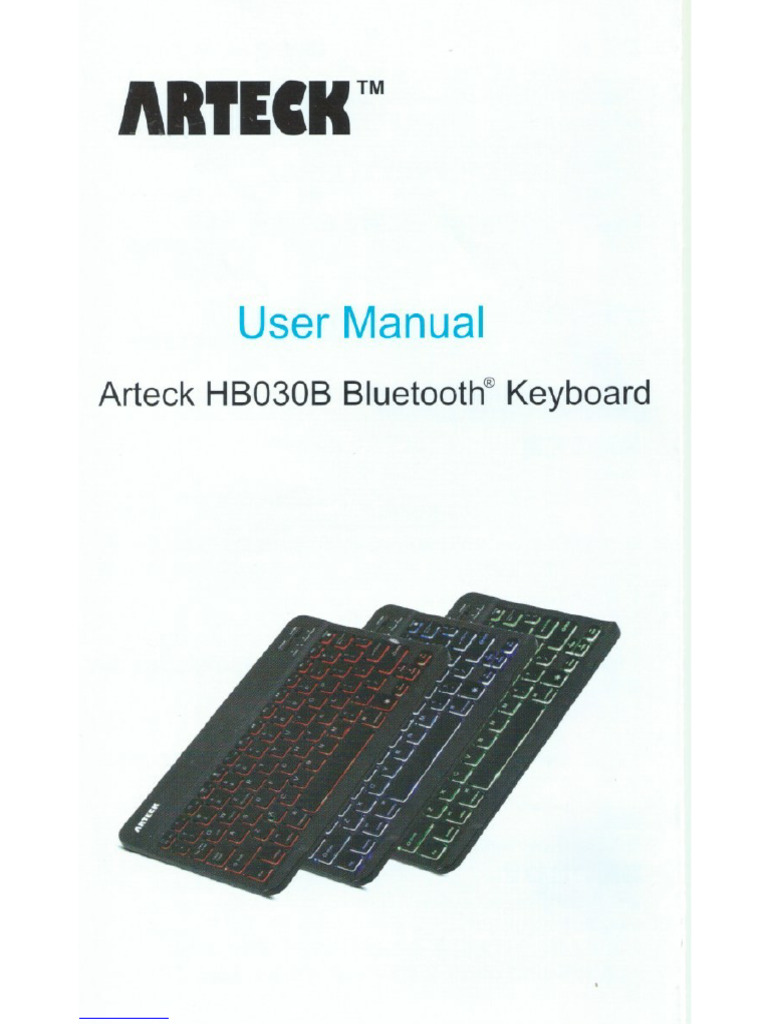 Teclado Artek HB030b | PDF