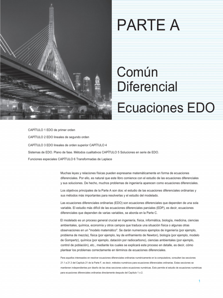 Kreyszig Español 1 | PDF | Ecuaciones | Ecuaciones diferenciales