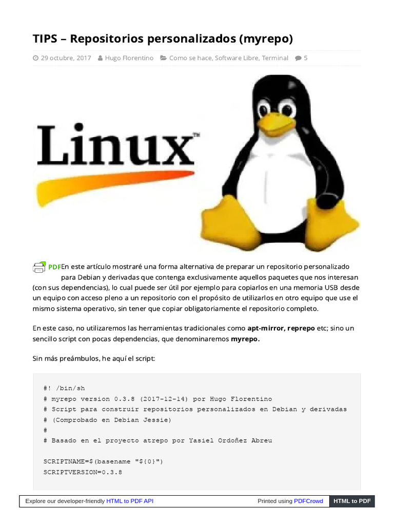 www_sysadminsdecuba_com_2017_10_tips_repositorios_personaliz | PDF | Software del sistema | Software