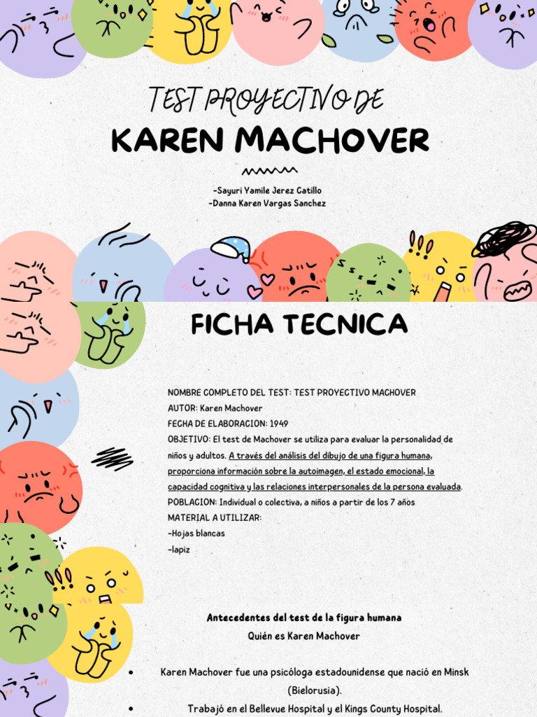 Prueba de Machover | PDF | Cociente de inteligencia | Neurociencia