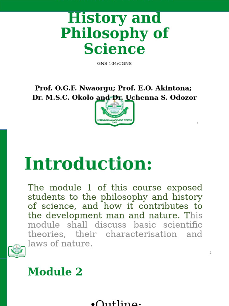 GNS 104 Module 3 | PDF | Gravity | Evolution