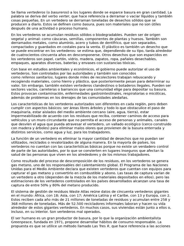 Lect Opolis | PDF | Vertedero | Residuos