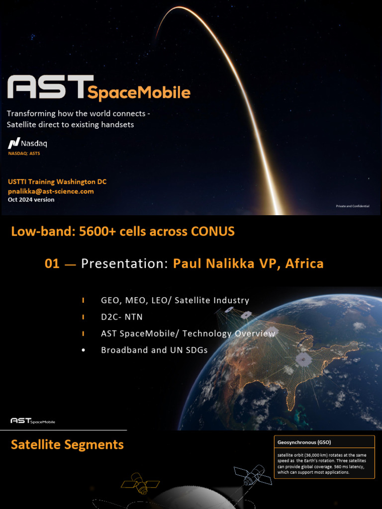 AST SpaceMobile Satellite Launch Overview | PDF | Cellular Network | Wireless