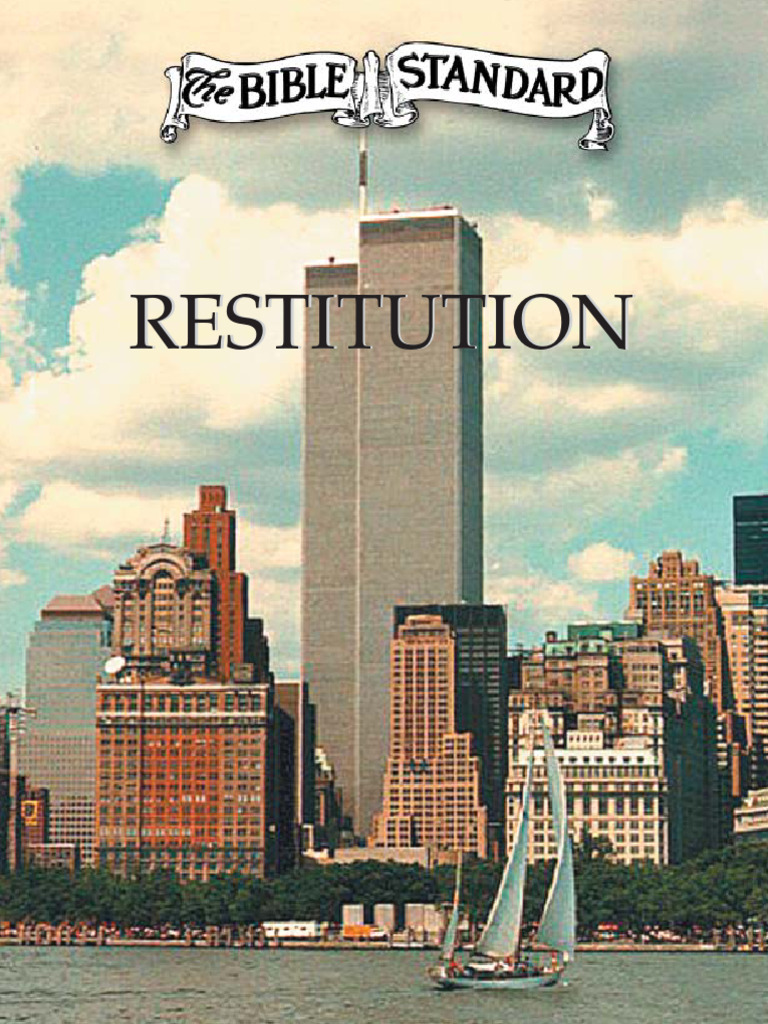 Restitution: From Destruction to Restoration | PDF | Salvation | Jesus