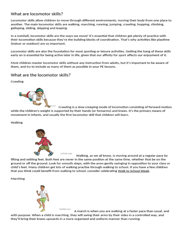 Understanding Locomotor Skills | PDF | Animal Locomotion | Horse Gait