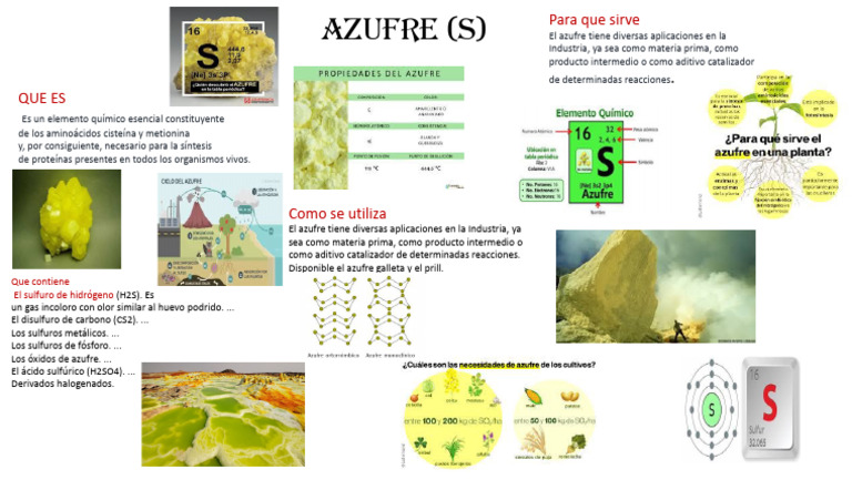 azufre | PDF