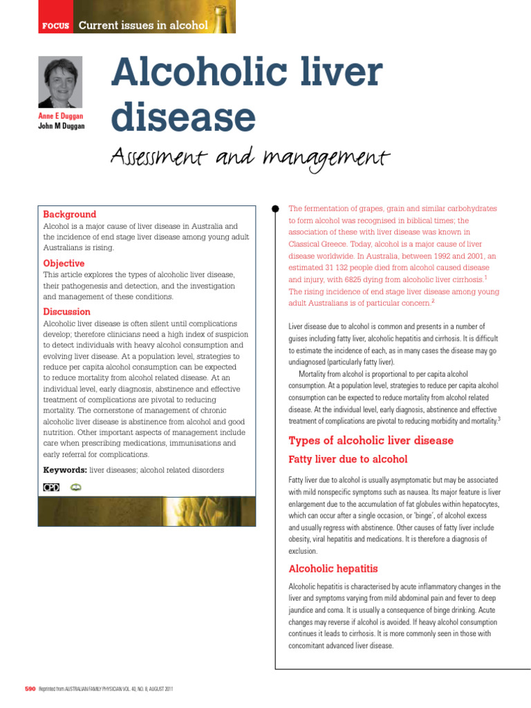 Alcoholic Liver Disease | PDF | Cirrhosis | Hepatitis