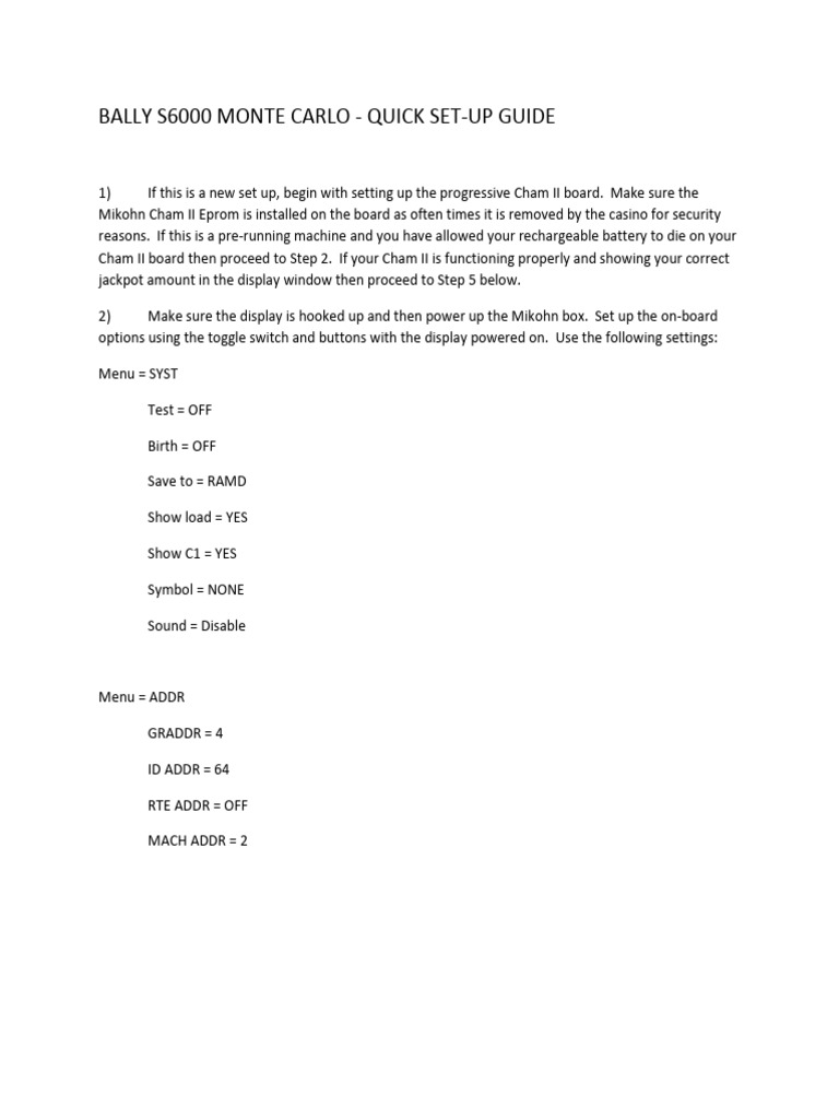 Monte Quick Setup Guide | PDF