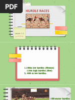 High School Hurdle Measurements | PDF