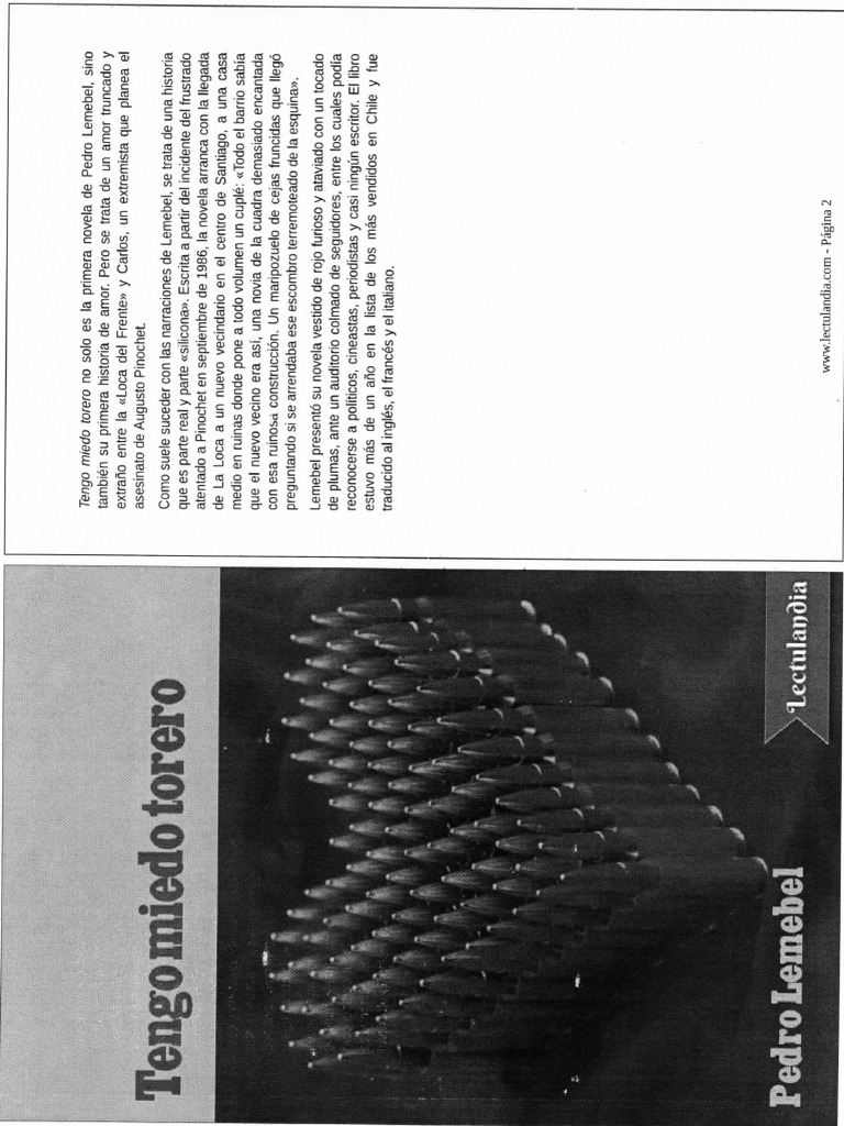 Tengo Miedo Torero Definitivo (1) | PDF